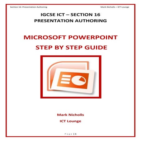 Presentation authoring step_by_step_booklet | PDF