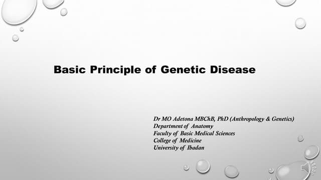 Patterns of Inheritance (Genetics) | PPTX