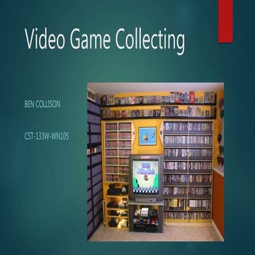 Video Game Collecting | PPTX