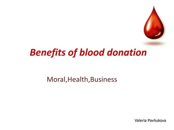 Blood donation powerpoint | KEY
