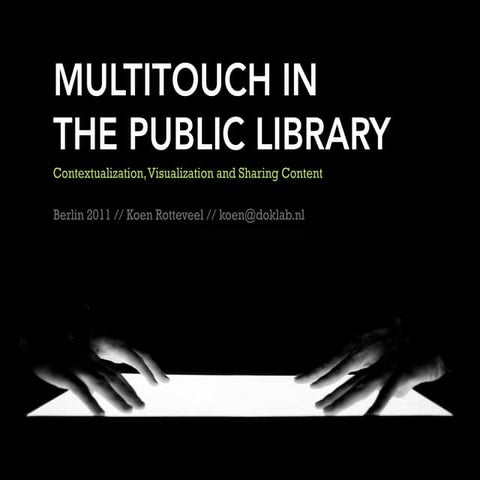Multitouch in Public Libraries | PDF