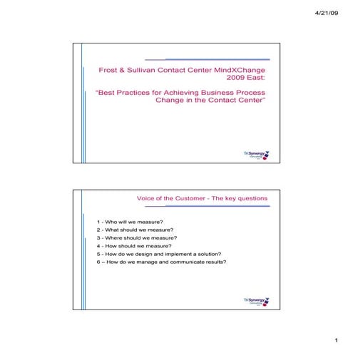 Presentation Best Practices To Drive Effective Business Process Change ...