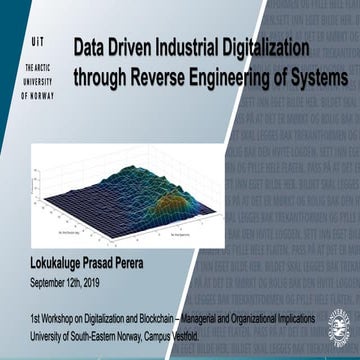 Digitalization of Sea going Vessels under High Dimensional Data Driven ...
