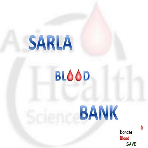 Presentation Blood Bank | PPT