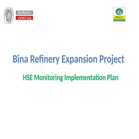 HSE plan and Bridging document | PDF