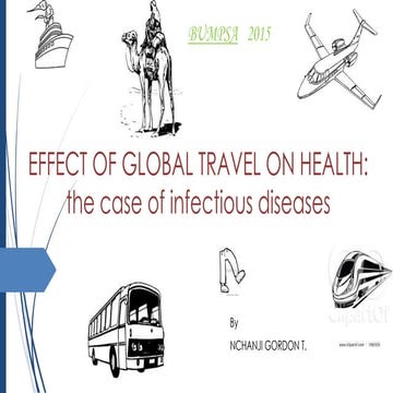 Presentation bumpsa 2015-symposium - effect of global travel on health ...