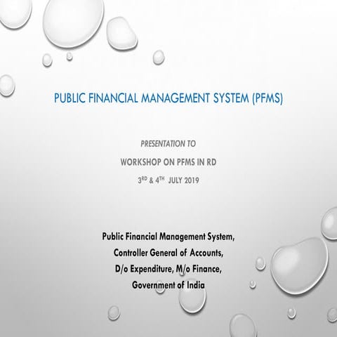 PUBLIC FINANCIAL MANAGEMENT SYSTEM (PFMS) and DBT.pptx