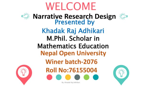 Narrative research design | PPTX