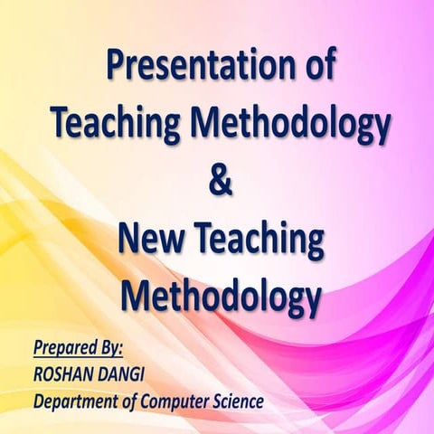 Teaching Methodology | PPTX