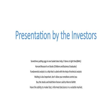 Presentation by the Investors.pptx by hammad | PPT