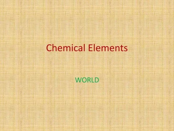 Atoms, Element, Molecule and Compound | PPTX | Chemistry | Science
