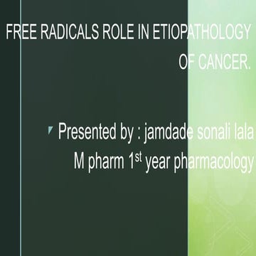 Presentation cancer ppt.pptx pharmacology | PPT