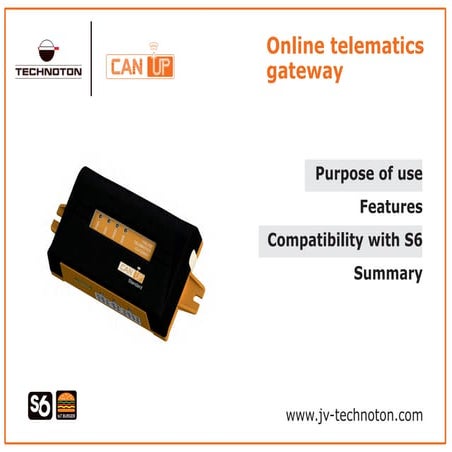 CAN UP Online telematics gateway | PDF