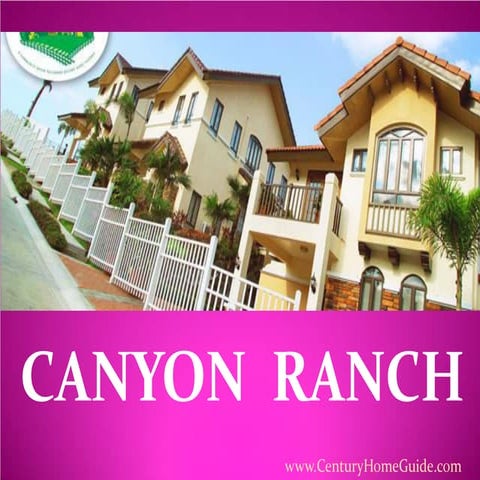 Canyon Ranch Presentation | PPT