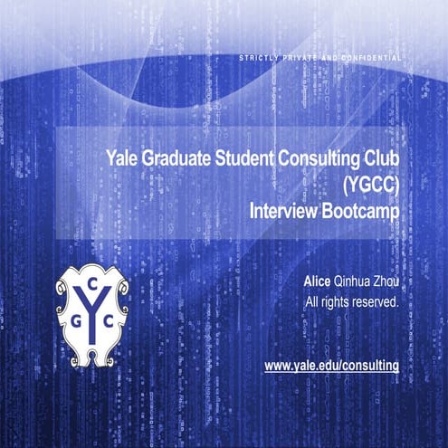 YGCC case interview guide | PDF
