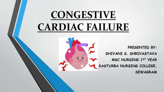 CONGESTIVE CARDIAC FAILURE. PPT | PPT