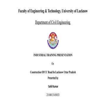 PQC concrete road | PPTX