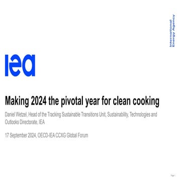 CCXG global forum, September 2024, Daniel Wetzel | PDF