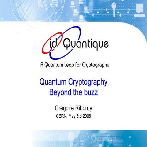 Quantum Cryptography presentation | PPTX