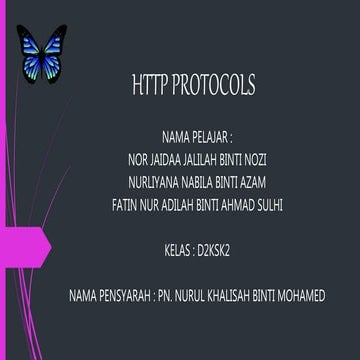 HTTP PROTOCOL | PPT