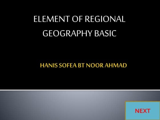 WORLD REGIONAL GEOGRAPHY CHAPTER 2 | PPT