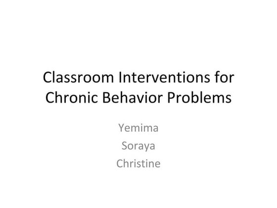 Classroom management | PPT