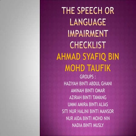 Presentation checklist | PPTX