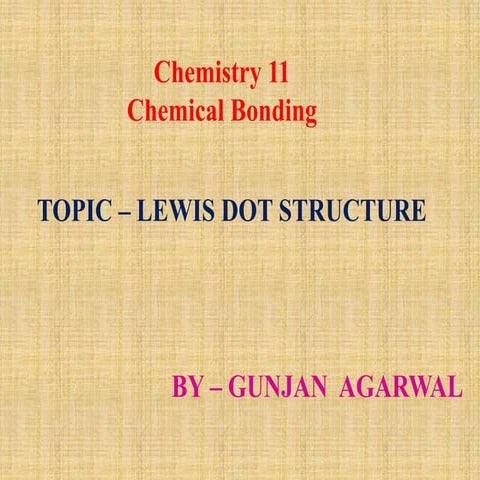Lewis Dot Structure | PPTX