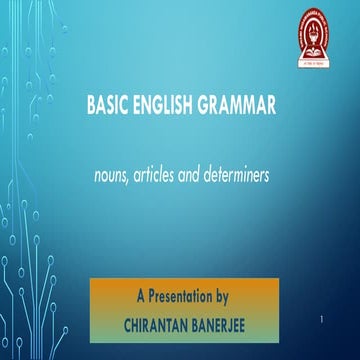 Presentation Chirantan for English Grammar | PPTX