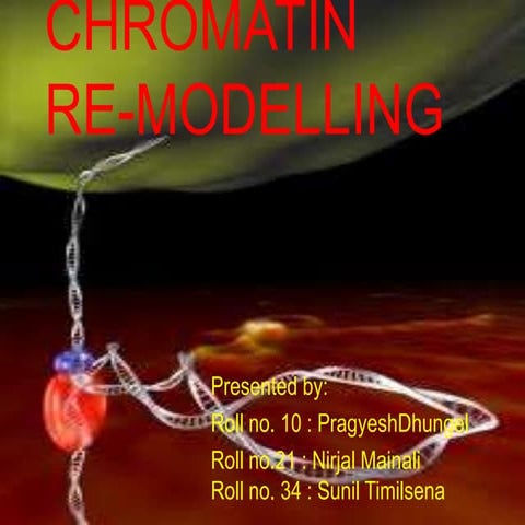 Presentation chromatin remodelling | PPTX