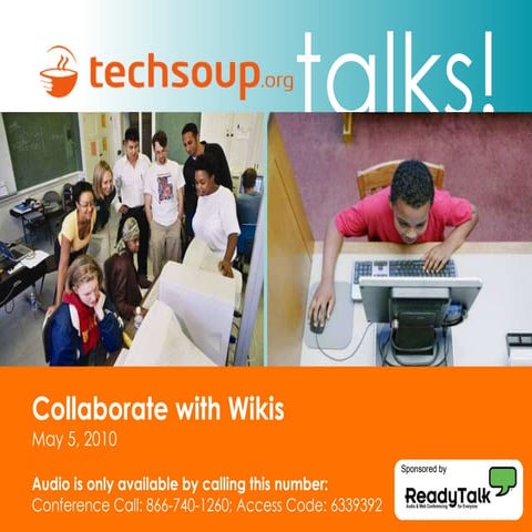 Presentation collaborate with wikis | PPT