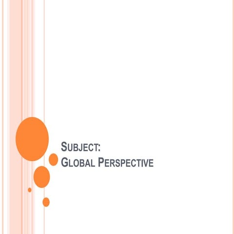 GLOBAL PERSPECTIVE CAMBRIDGE IGCSE: KEY TERMS | PPTX