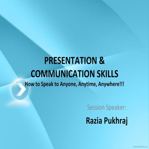 Presentation & Communication Skills | PPT