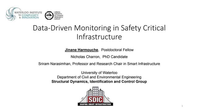 Data Driven Monitoring In Safety Critical Infrastructure Ppt 8960