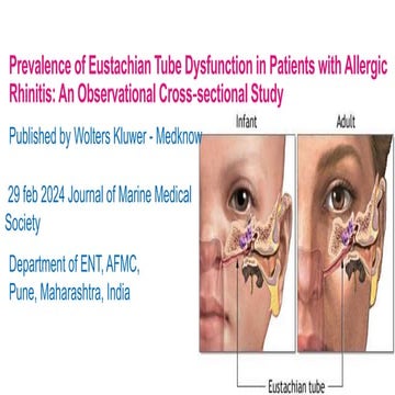 Eustachian tube dysfunction, a journal Club presentation | PPTX ...