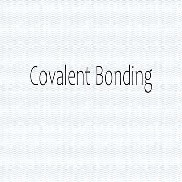 Ppt Covalent Bonding Powerpoint Presentation Id5648526 PPT Chemical