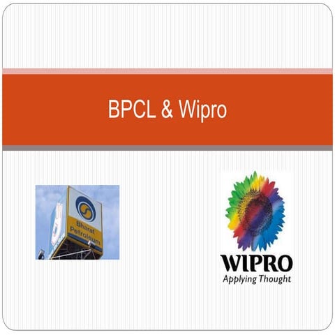 BPCL & Wipro | PPTX