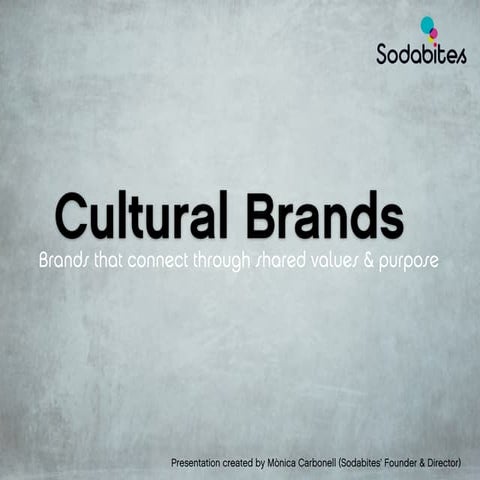 Presentation of Cultural Brands (Young Fish Program) | PDF