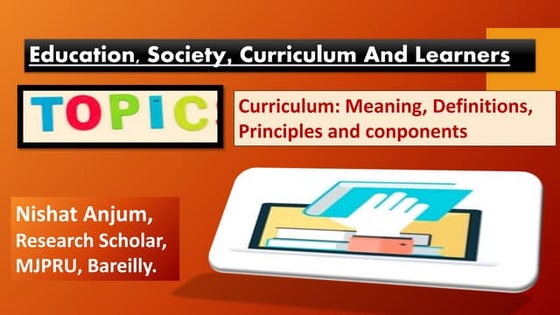 PRINCIPLES OF CURRICULUM | PPT