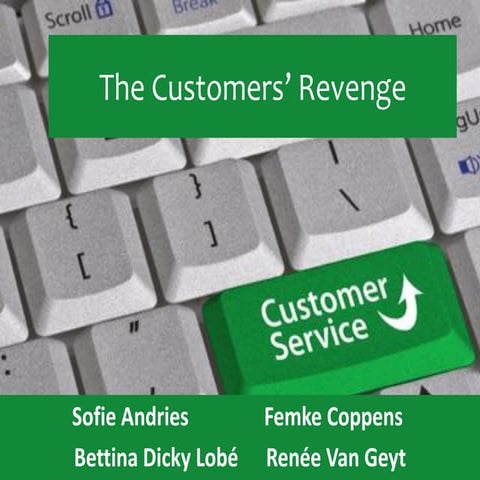 Presentation Customers' Revenge | PDF