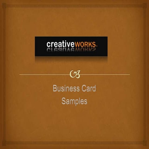 Business Cards | PPTX