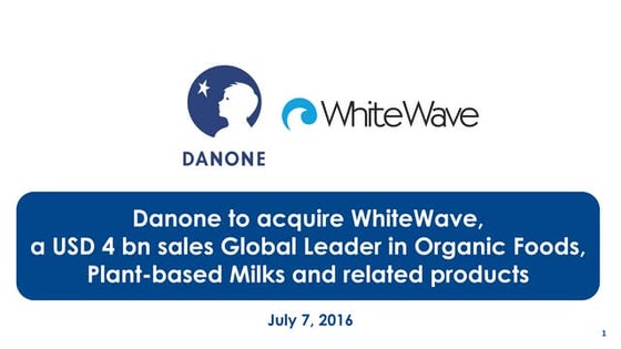 Danone presentation/ დანონი | PPTX