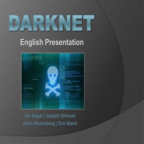 Presentation darknet | PPTX