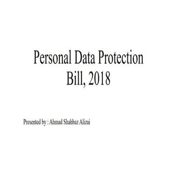 Presentation on Data Protection | PPTX