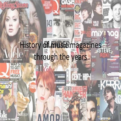The History of Music Magazines | PPTX
