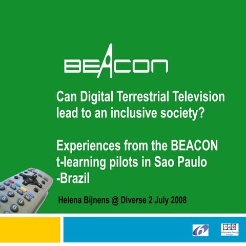 BEACON: Can Digital Terrestrial Television lead to an inclusive society ...