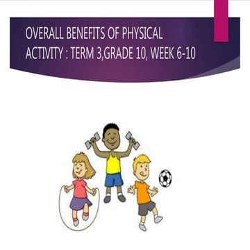Presentation on overall physical activity benefits | PPT
