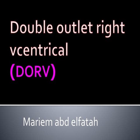 Presentation dorv | PPTX