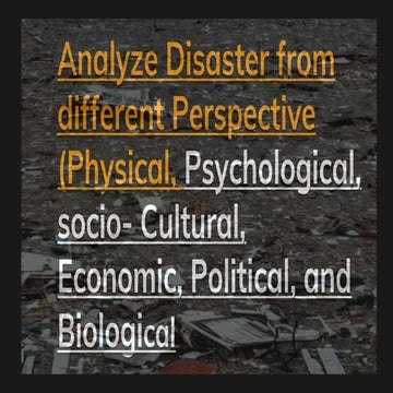 Disasters from Different Perspectives.pptx