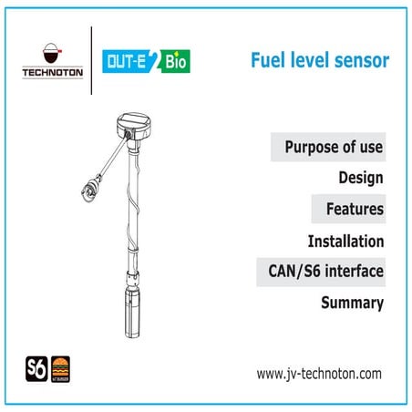 DUT-E 2Bio Fuel level sensor | PPT